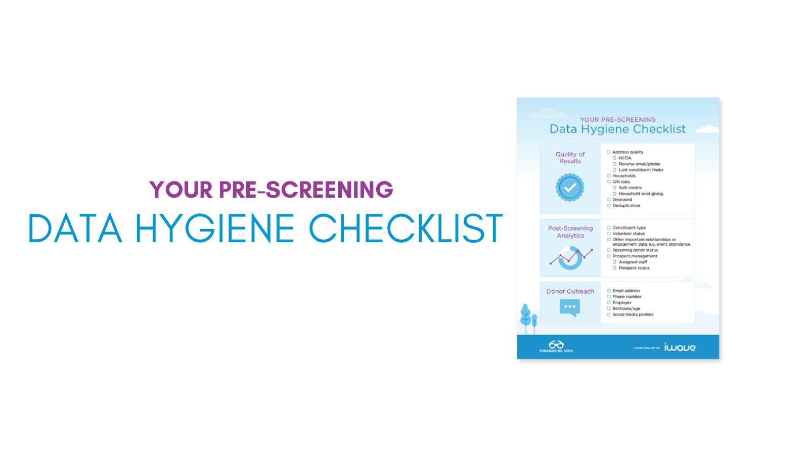 Your Pre-Screening Data Hygiene Checklist